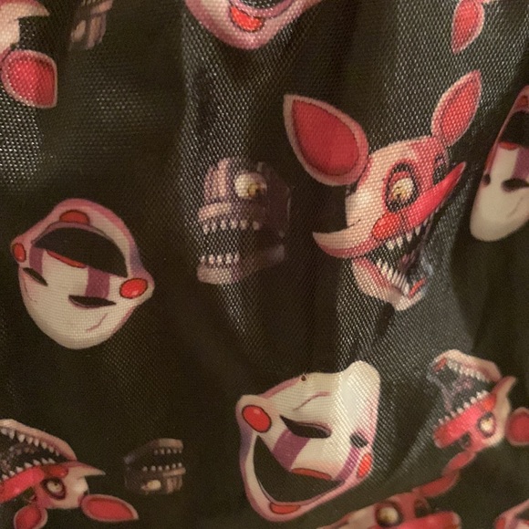 FNAF | Accessories | Fnaf Face Character Patterns Drawstring Bag | Poshmark